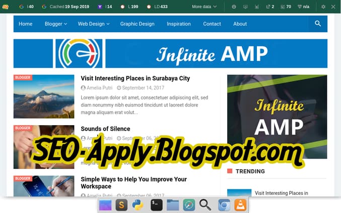Feature of AMP Blogger Templates