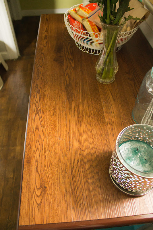 Musings of a Mrs.: Thrifted Kitchen Counter Table