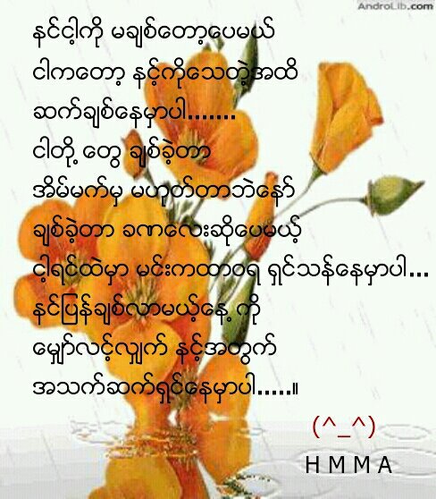 SAMJUSTUN: I love you, Myanmar poems