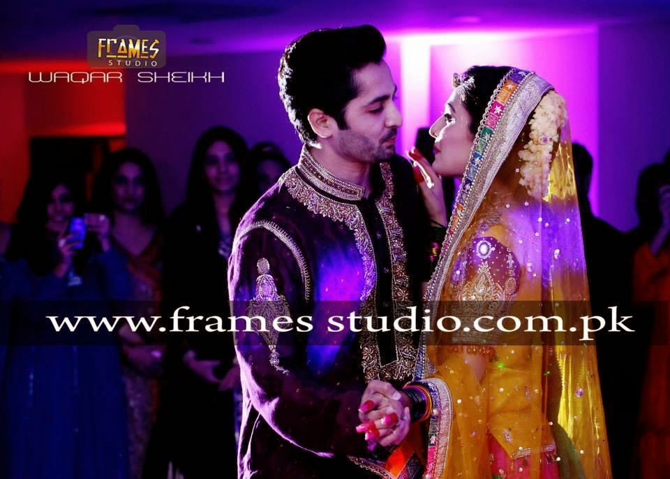 Aiza khan and Danish Taimoor Wedding pics Mehndi Special | Just Bridal