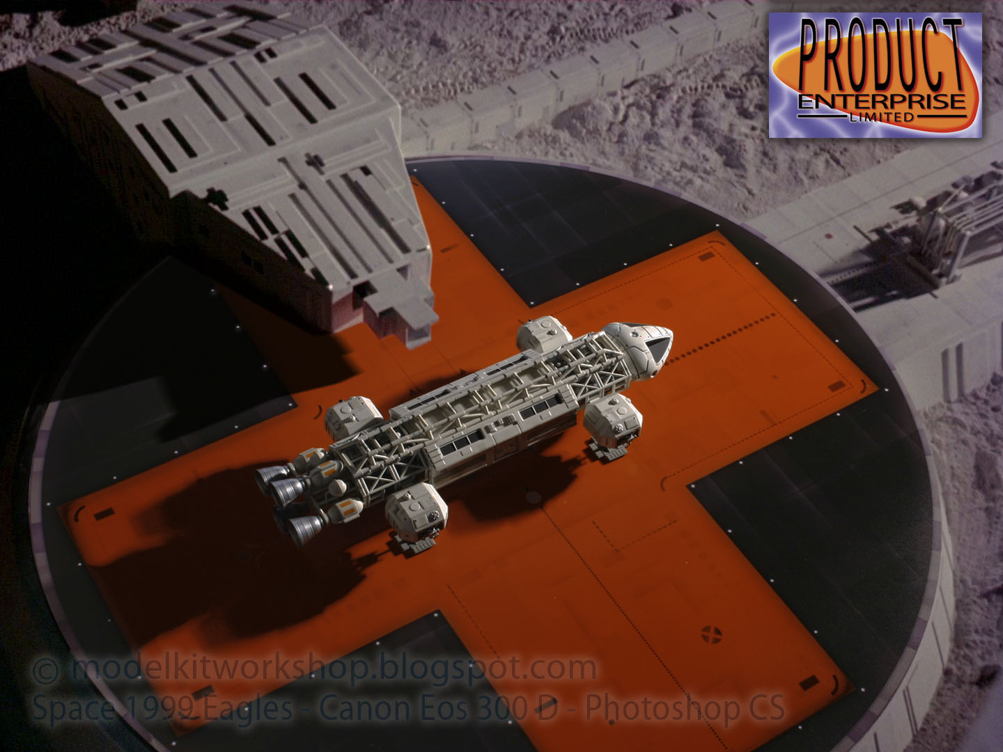 MODELKIT WORKSHOP: Eagle space 1999 : Landing Pad project (papercraft)