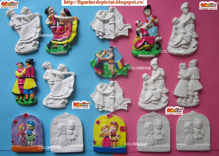 Figurine de Pictat: Figurine Centenar de Pictat si de Colorat