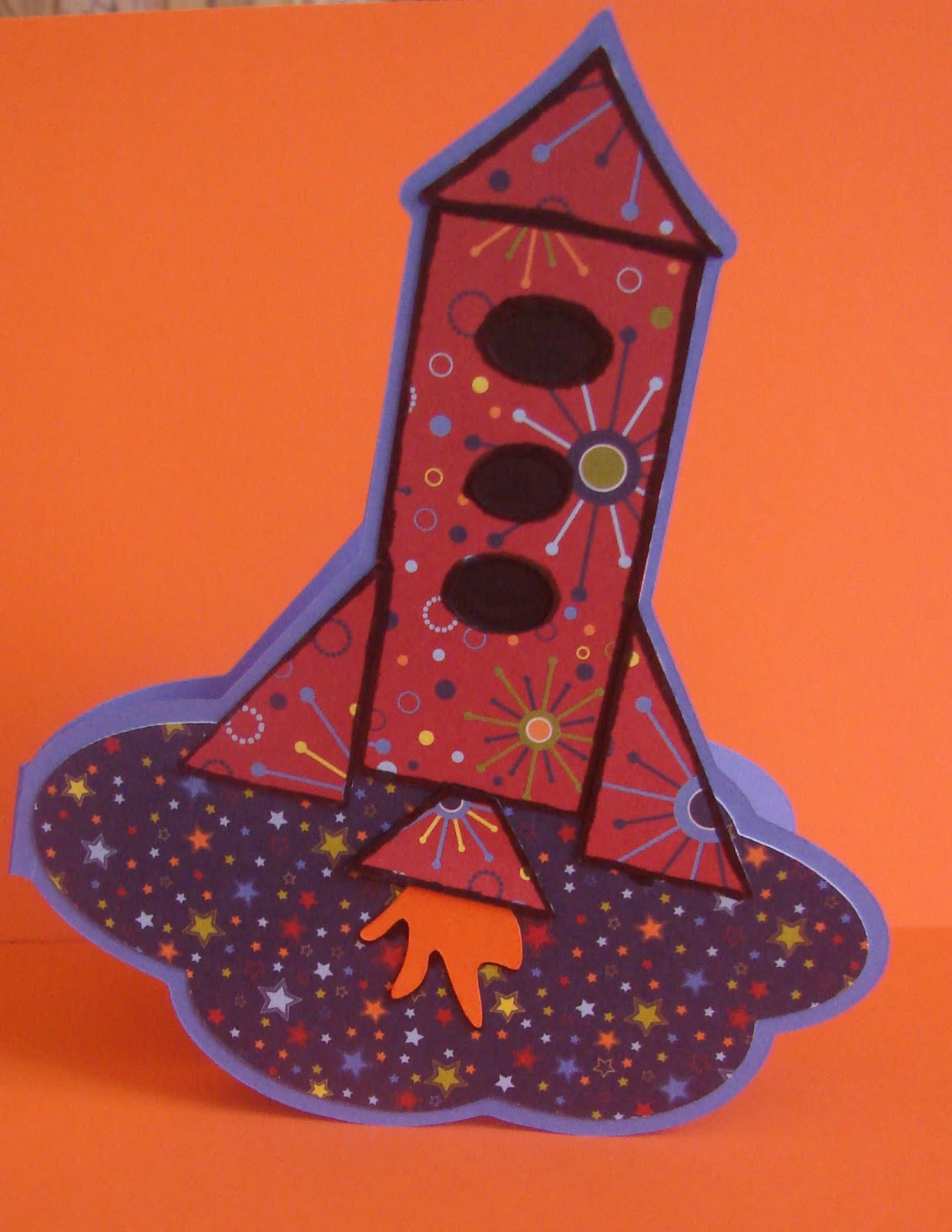 Sher's Cards: Rocket Card with svg file