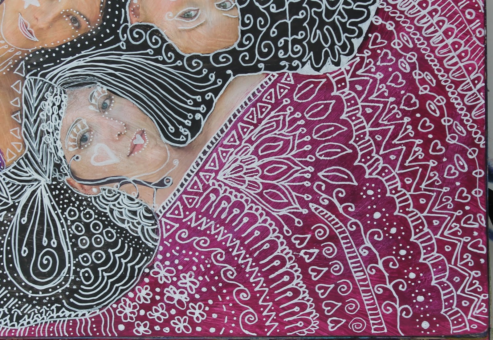 All of Me: White pen patterning