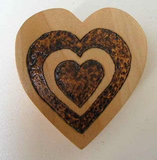 Burning Desire: Pyrography and Scroll Saw: Heart to heart