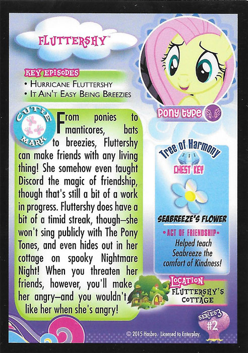 MLP Fluttershy Trading Cards | MLP Merch