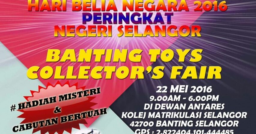 BANTING TOYS COLLECTOR'S FAIR | Hobby & Collection - Hobi & Koleksi