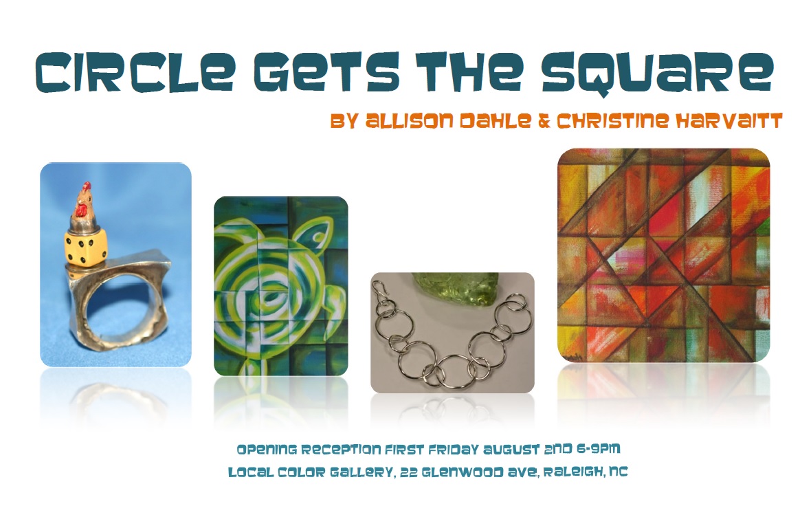 Christine Harvaitt: Circle Gets The Square Exhibit Photos