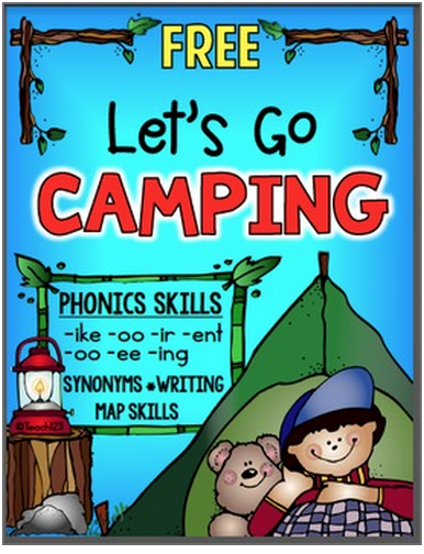 Camping: Class themes, Back to School, End of the Year, Summer School ...
