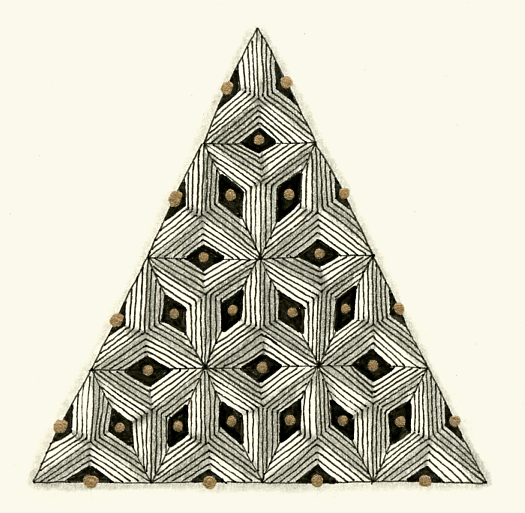 Time for Tangling: Zentangle® Fragment B13 & Fragment G16