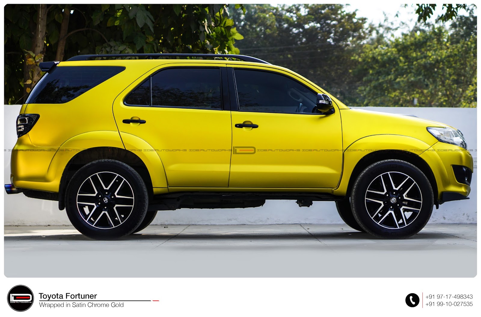 Toyota FORTUNER: Satin GOLD Chrome | IDE Autoworks