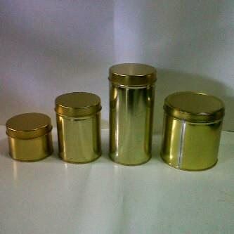 GROSIR KALENG SOUVENIR: KALENG POLOS WARNA GOLD DAN SILVER