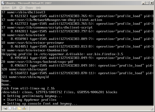 Can You Install and Run Ubuntu on Microsoft Virtual PC 2007? | Salman's ...
