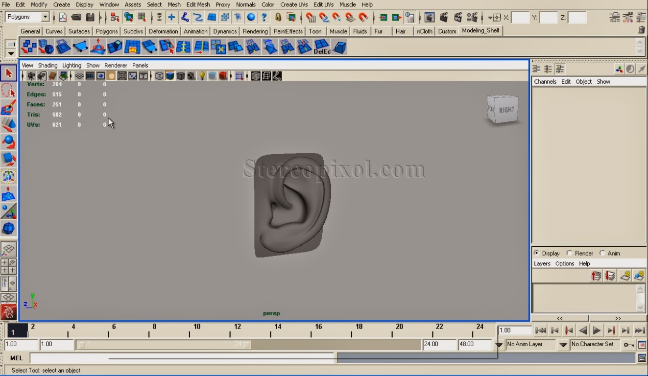 How to Use PolyCount option in Autodesk Maya | CG TUTORIAL