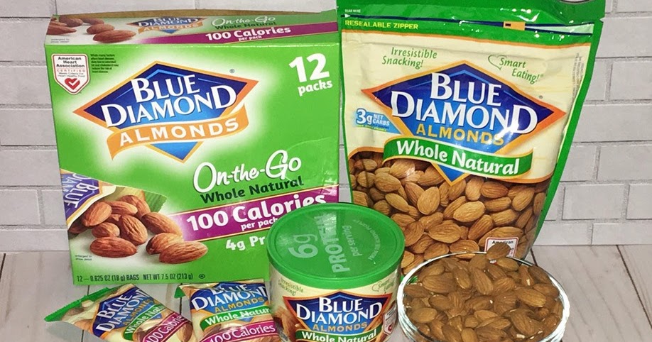Blue Diamond Whole Natural Almonds | Wrapped Up N U