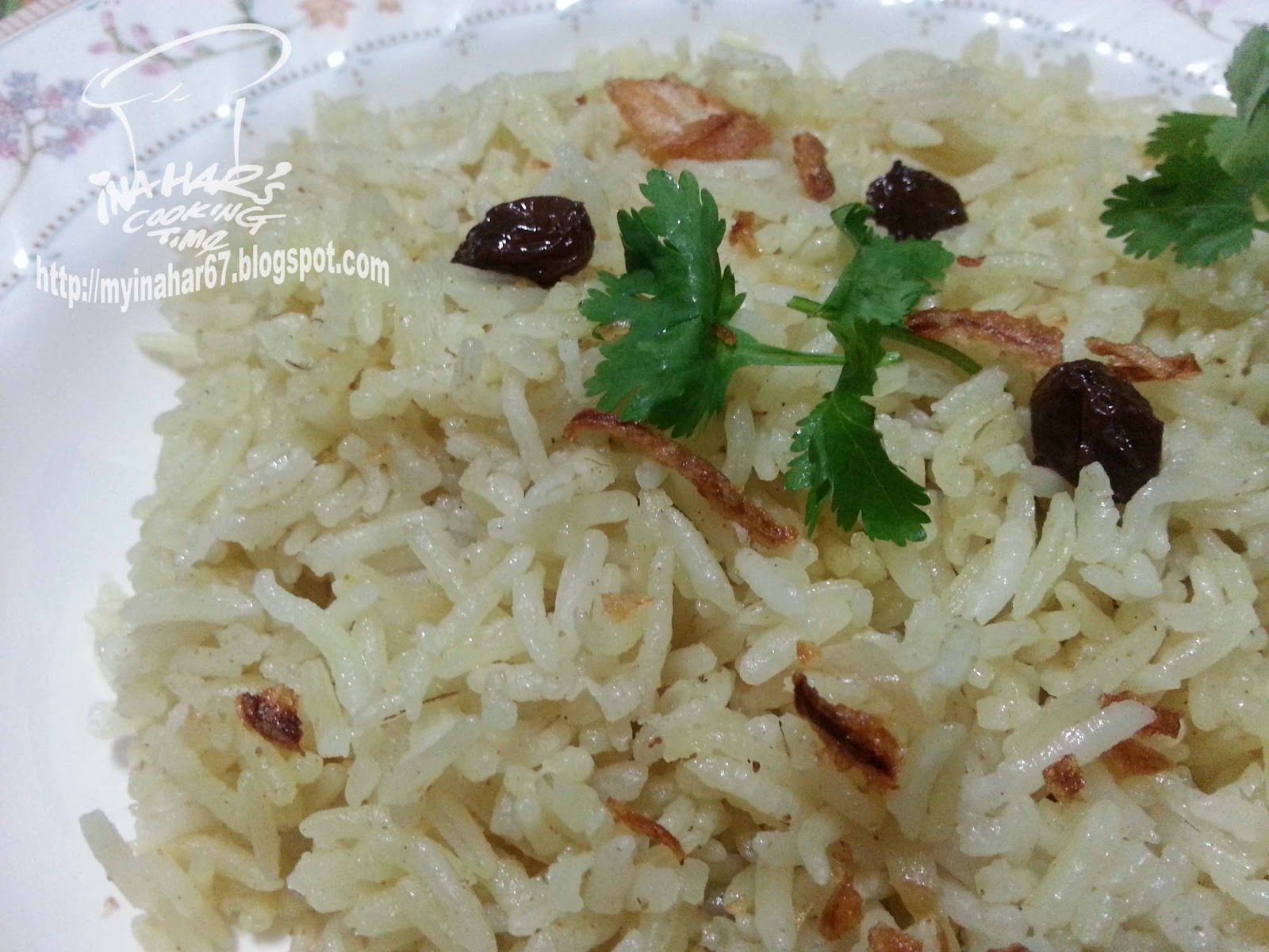 INAHAR'S COOKING TIME!: CUMIN RICE- ARABIC STYLE!