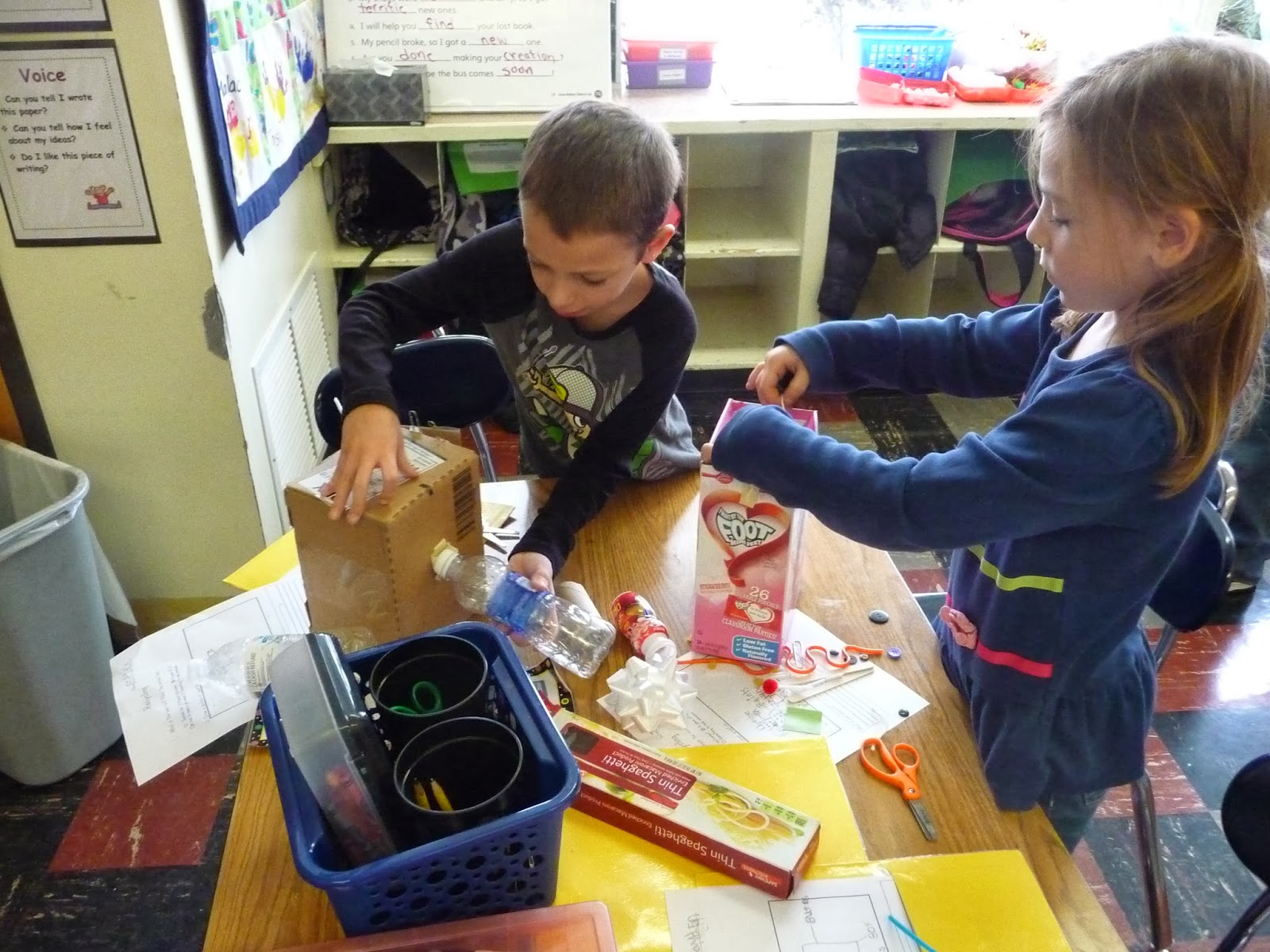 Mrs. Bowers' First Grade Stars: Recycling Creations