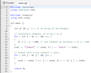Belajar Program: Deklarasi Array Pada Bahasa C