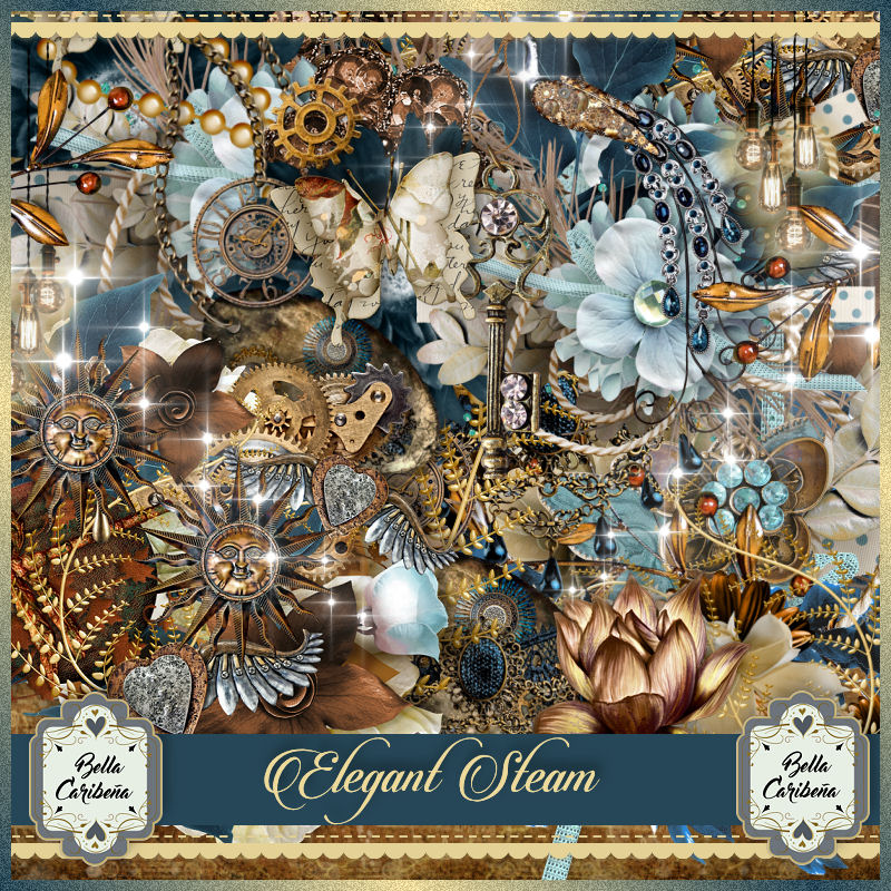 Lane's: Elegant Steam Cluster Frame