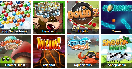 Prizee : tous les jeux !: Prizee : différentes rubriques à découvrir