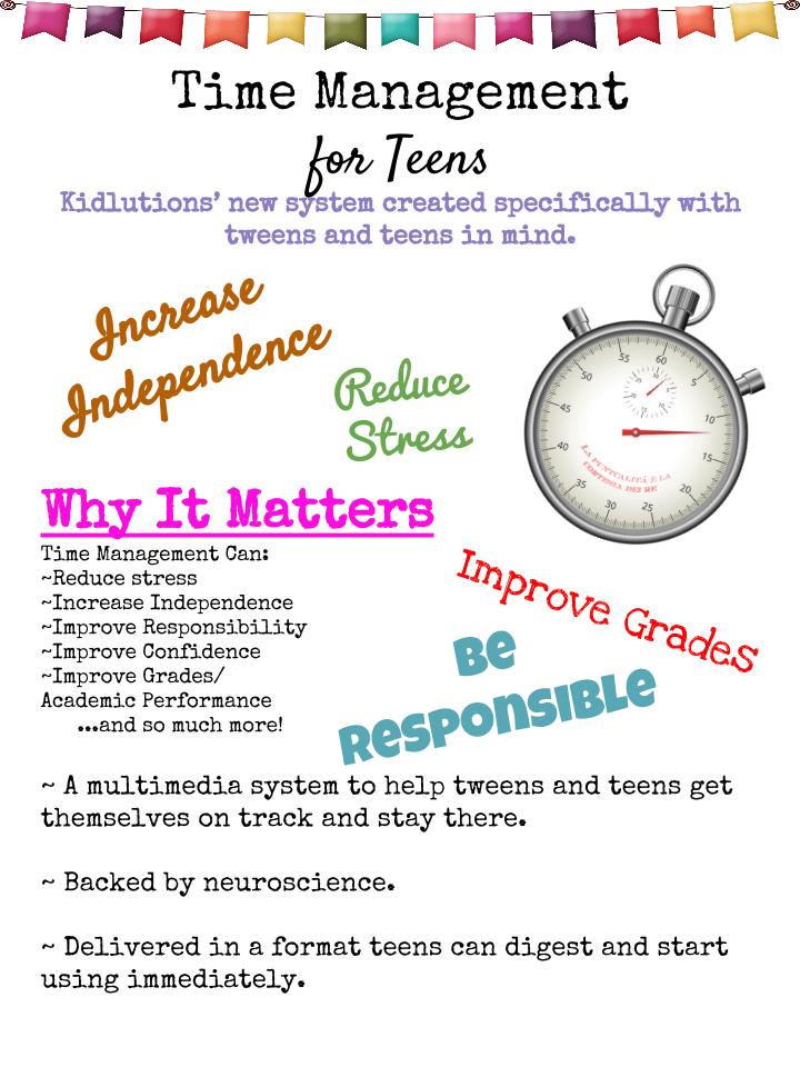 Time Management System for Teens
