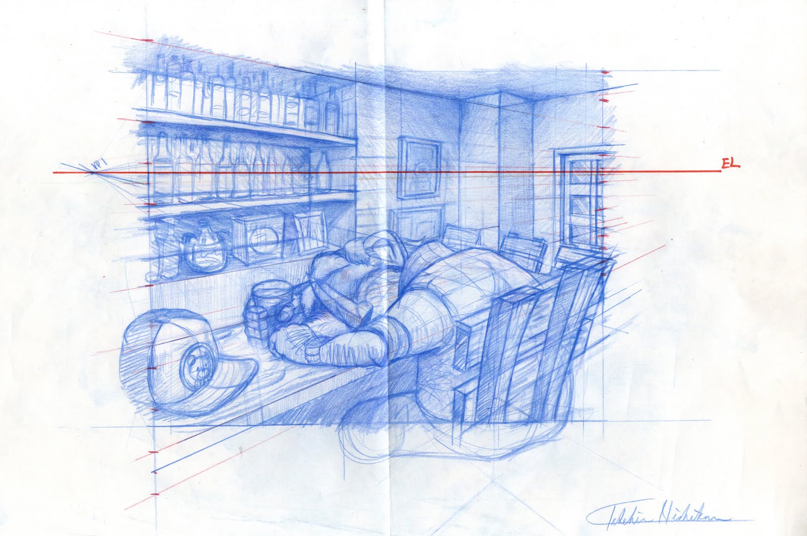 Takehiro Nishikawa Portfolio: Learning Perspective for animation