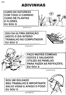 Advinhas das Profissões | Pra Gente Miúda