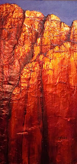 CAROL NELSON FINE ART BLOG: "RED CLIFF" 11011, daily painter aluminum ...