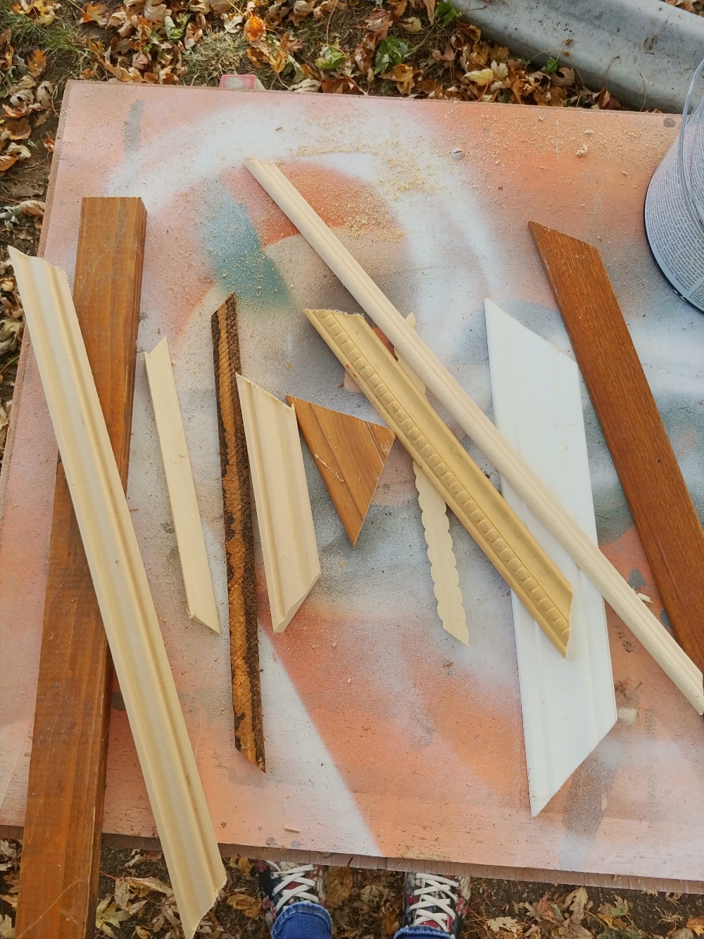 DIY Wood Scrap Tree - Little Vintage Cottage