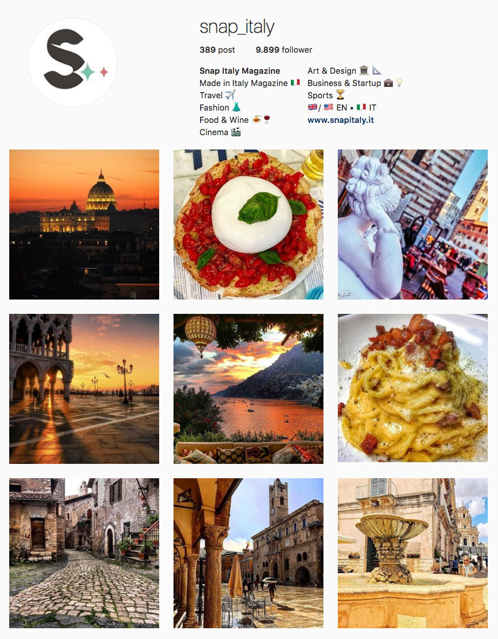 Snap Italy Magazine • snap_italy - Travel / Fashion / Food