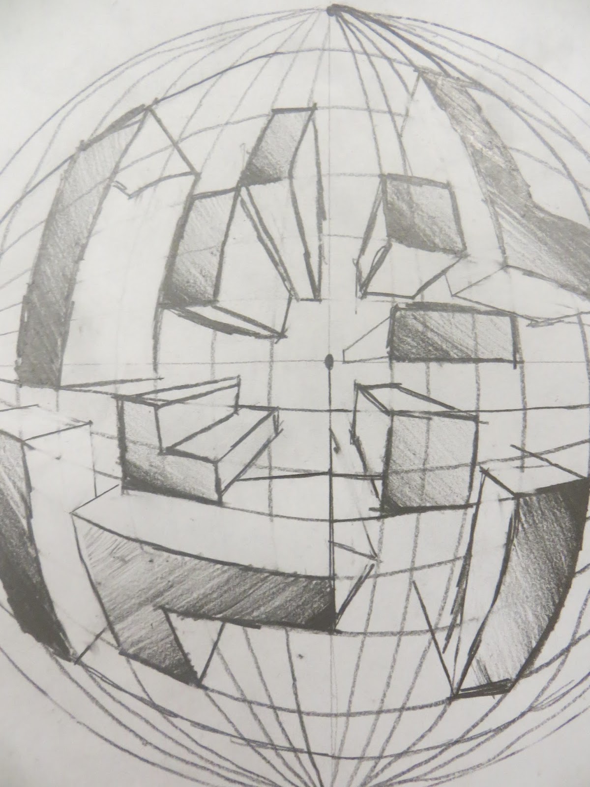 Shana's Art Room : Curvilinear Perspective