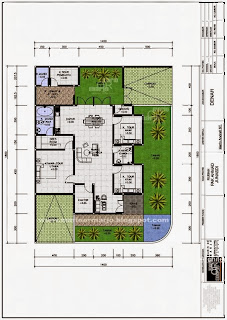 Desain Layout Rumah Minimalis Dengan 1 Lantai