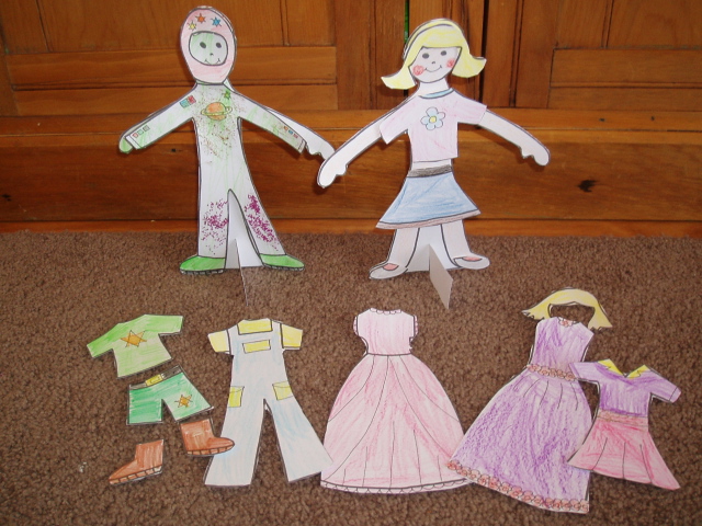 Jody's Crafty Creations: Crafts for Kids - Paper Dolls