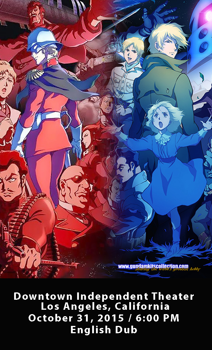 1st and 2nd Episodes of Gundam The Origin Will Screen in Los Angeles