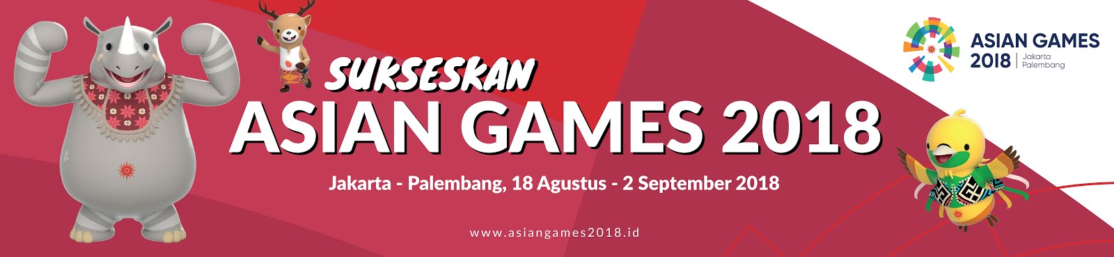 Cuma Iseng @ Blogspot dot com: Banner Sukseskan ASIAN GAMES 2018