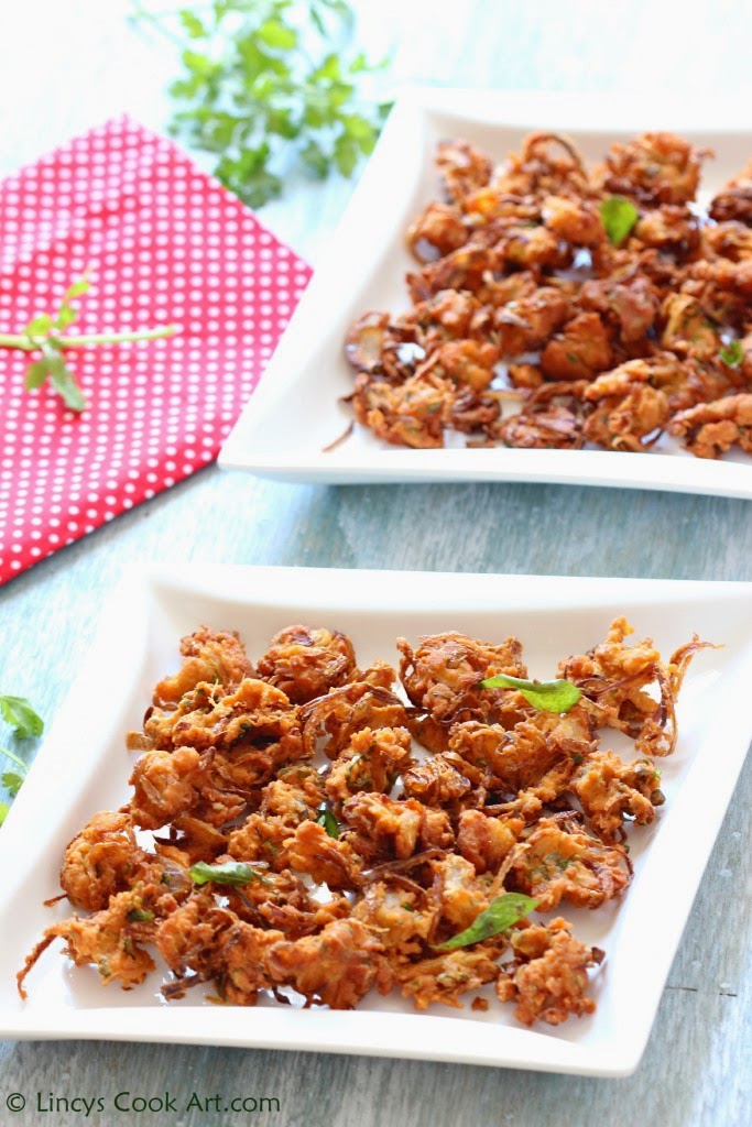 Onion Thool Pakoda ~ Lincy's Cook Art