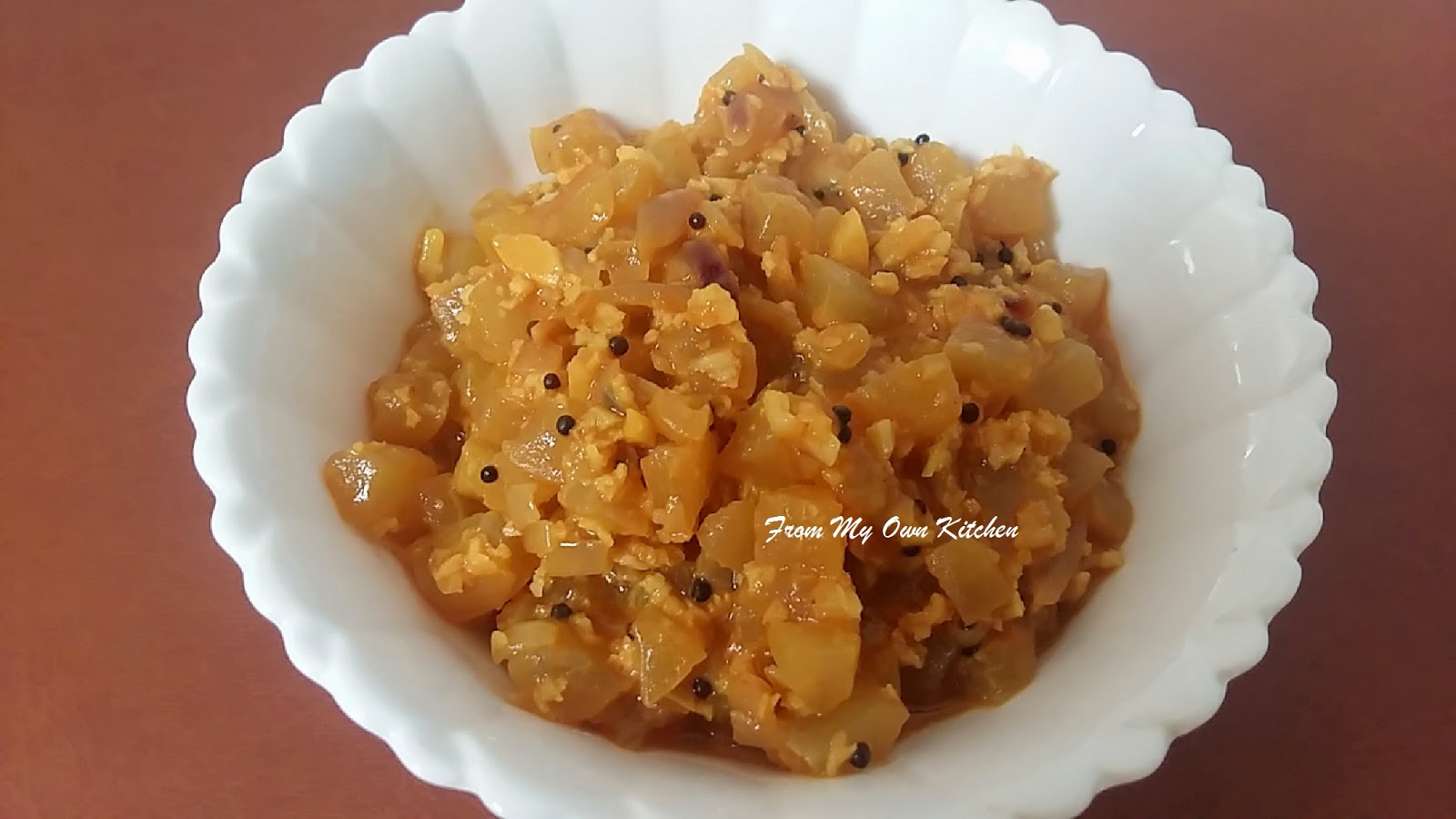 From My Own Kitchen: Vellarikka Thoran