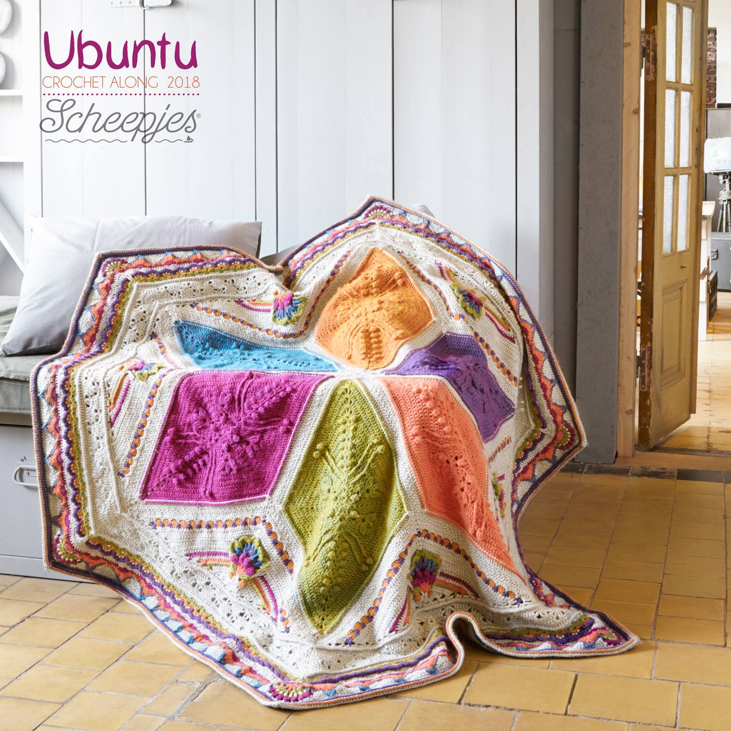 Scheepjes CAL 2018: Ubuntu Hexagon Blanket | TheCurioCraftsRoom