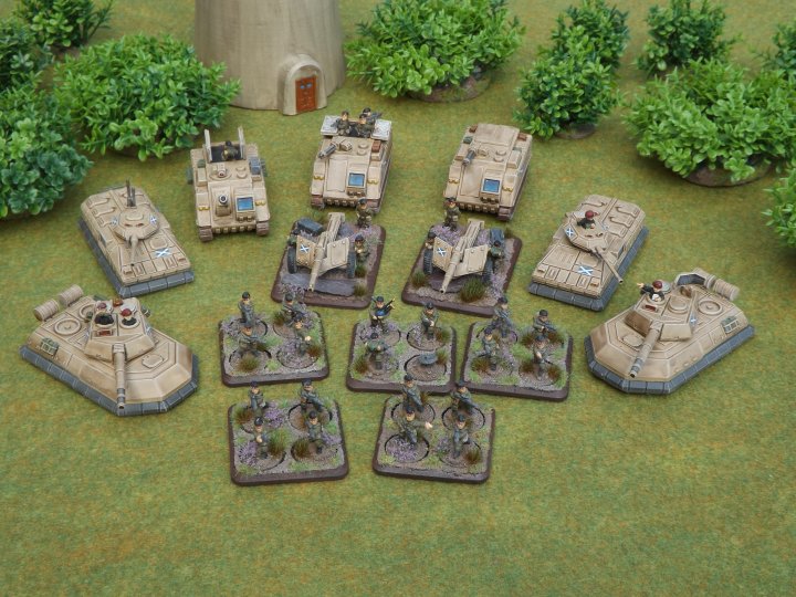 Tabletop Fix: Brigade Models - 15mm Hammer's Slammers Stewart Regiment