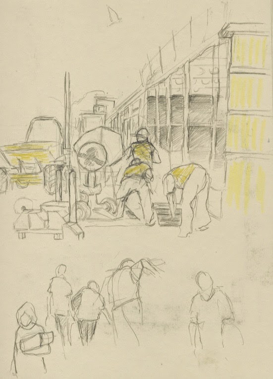 suburban sketches: Project 5 - The moving figure Exercises 1 and 2