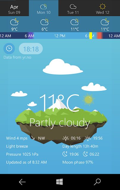 Some weather apps - Superdecade Games