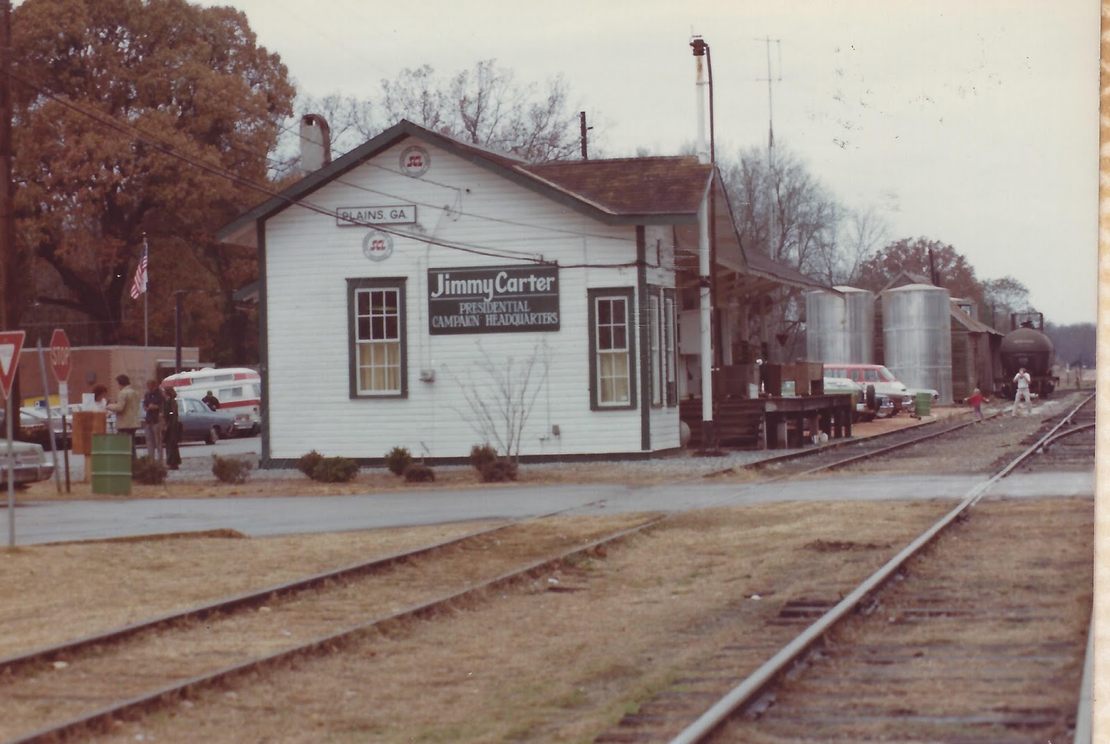 Presidential History Lover : Jimmy Carter in Plains book - the train ...