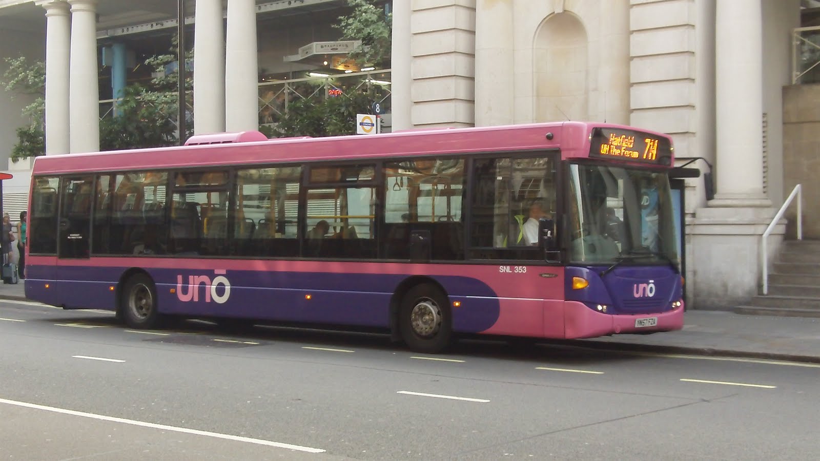 The London Bus Team: Scania K230UB OmniCity UNO SNL 353 YN57 FZA