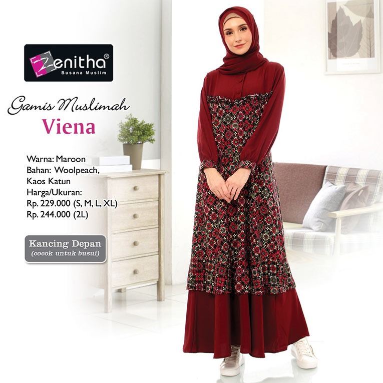 KOLEKSI TERBARU GAMIS ZENITHA 2019 #3