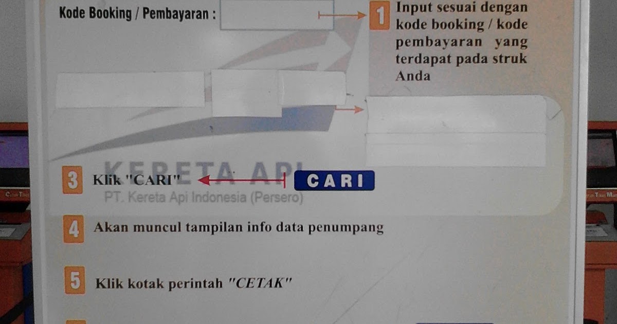 CETAK ATAU PRINT TIKET KERETA API TERNYATA GAMPANG!!!