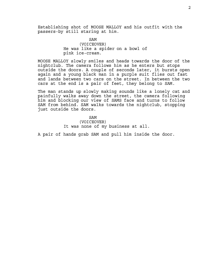 Unit 11 : 11.1 Script Writing Practice