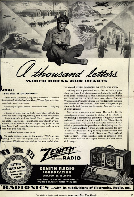 Cape Radio: 1942 Zenith 7G605