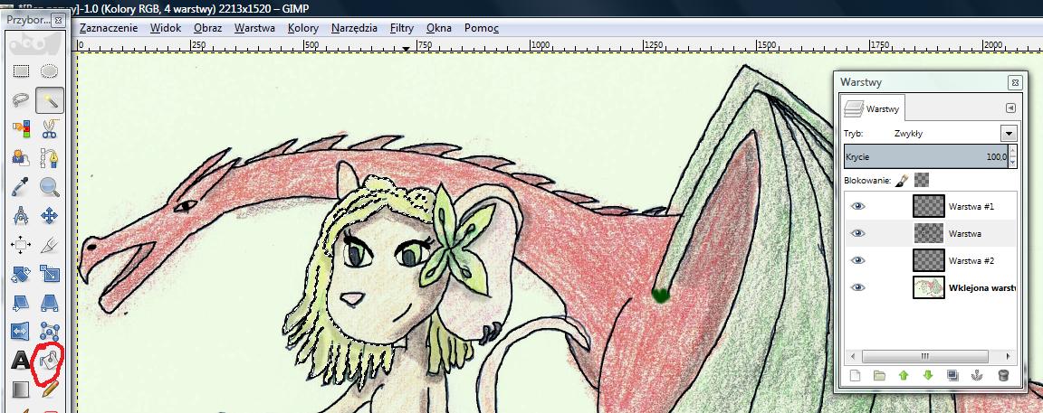 Transformice-Blog: Gimp - rysunek ze szkicu