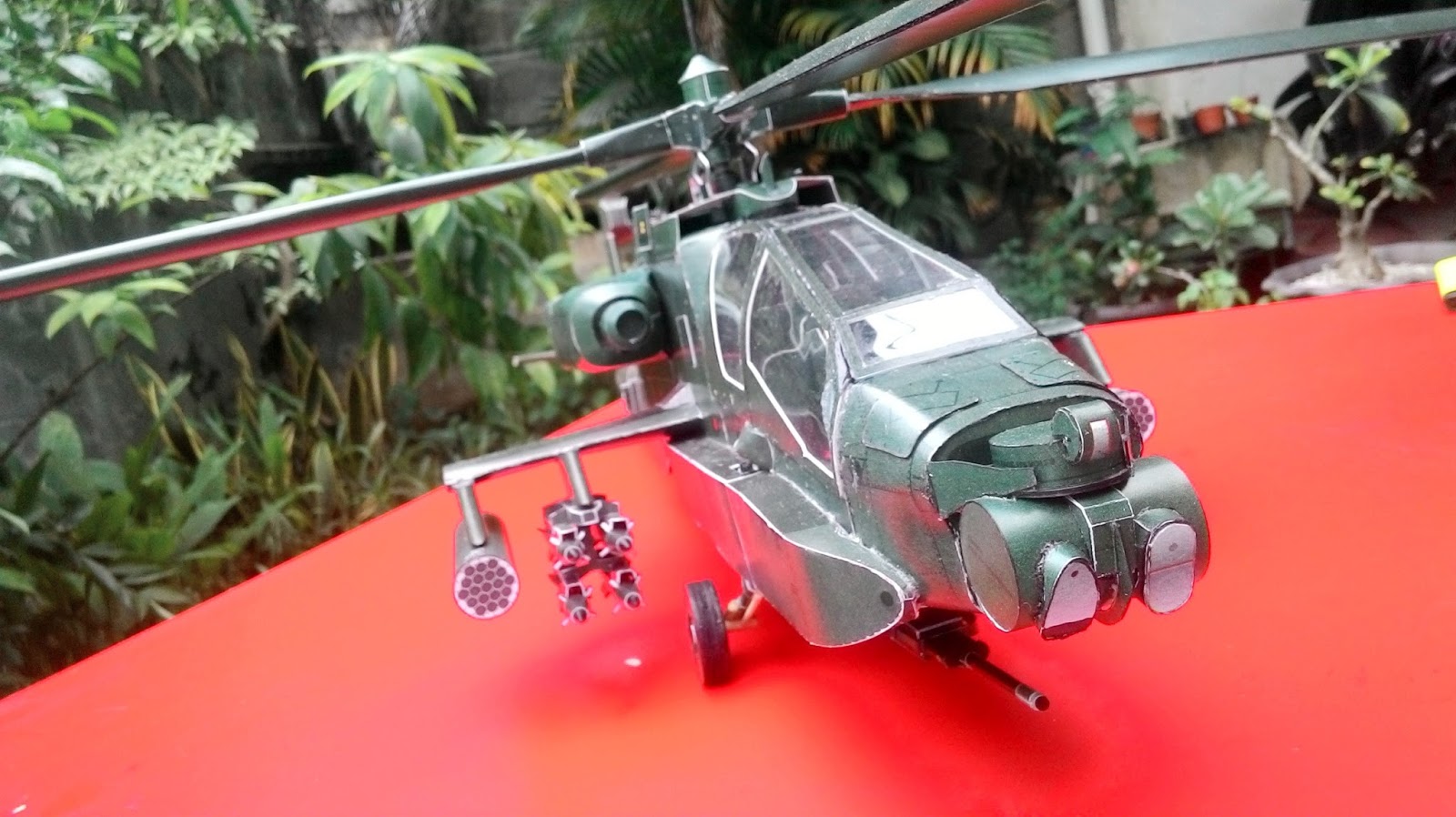 Paper Model Kapal Perang: BOEING AH 64 APACHE