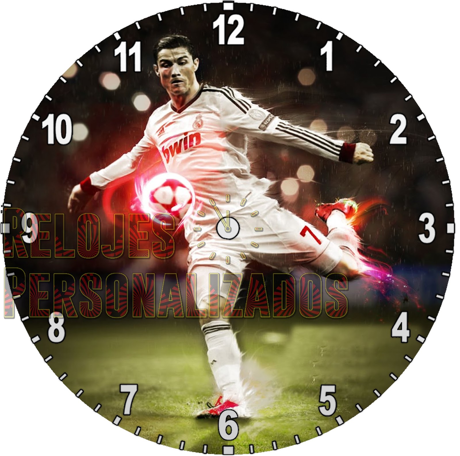 Relojes Murales Personalizados: Diseños de Cristiano Ronaldo